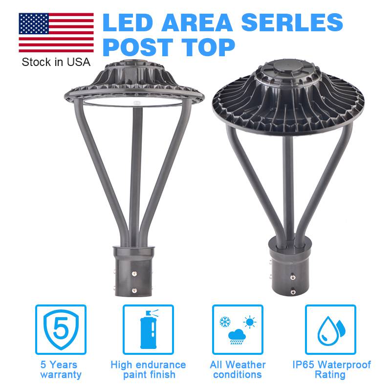 LED Post Top Fixtures 100W IP67 5000K 13,000LM 100-277VAC with Etl Dlc ...
