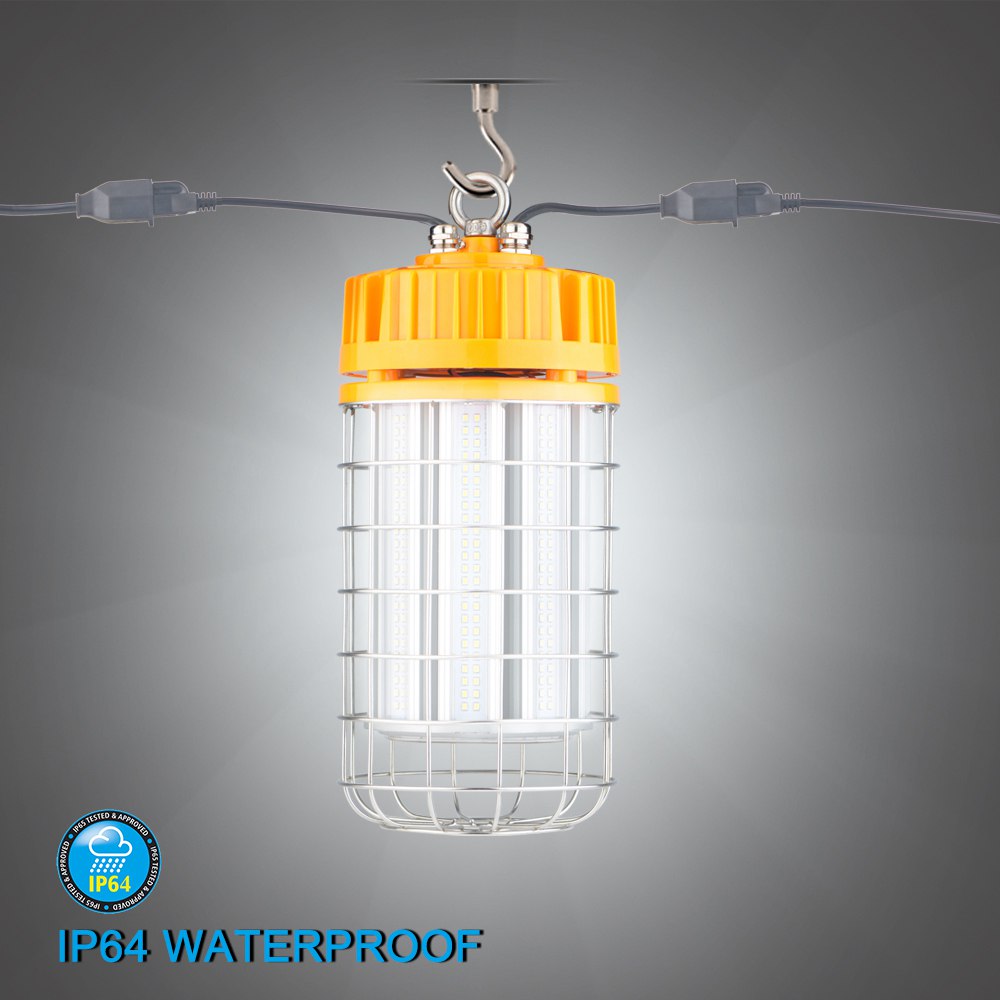 LED Temporary Lighting for Construction 150W 5000K 19,500Lm with AC120 ...