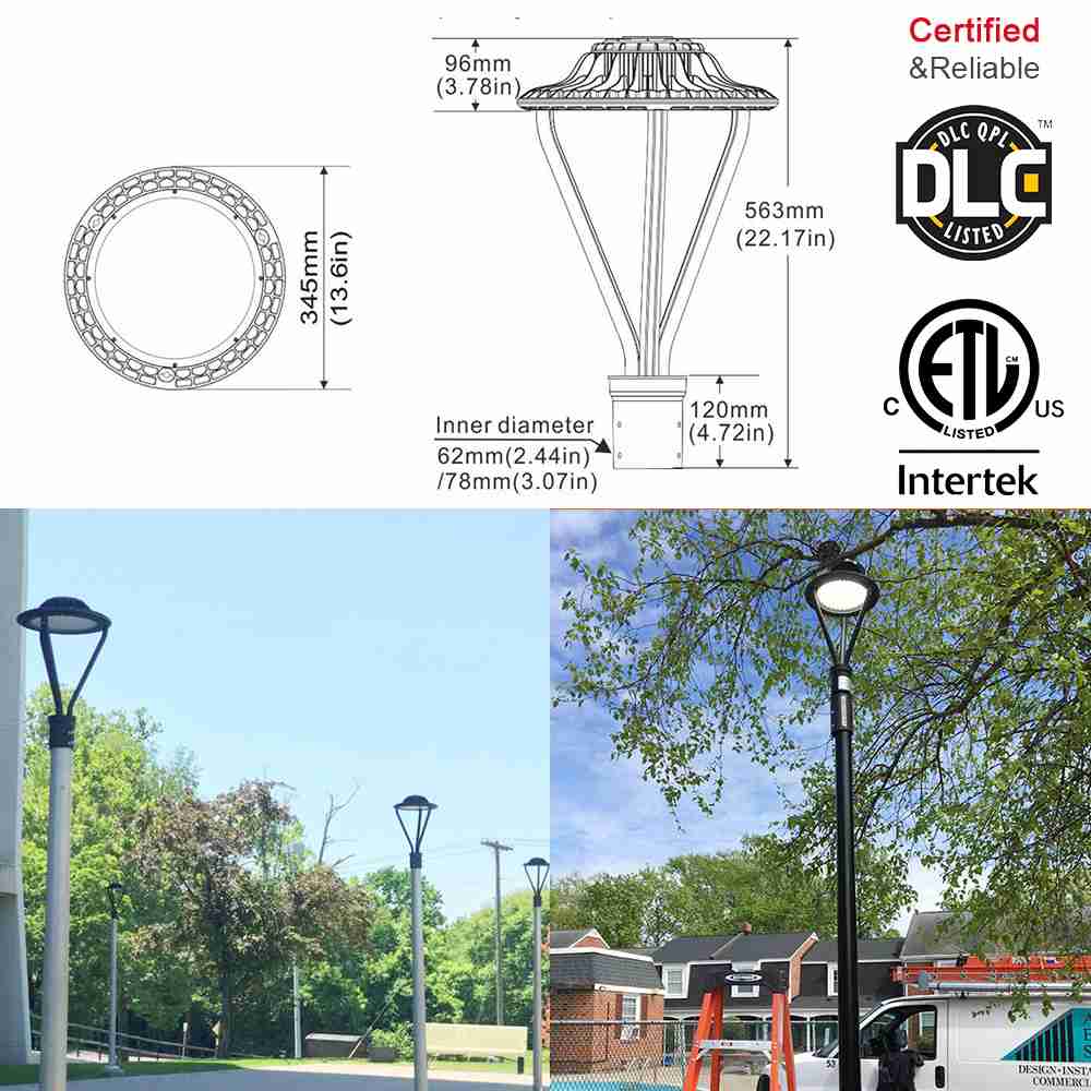 Led Post Top 30W Replace HPS 100W for Public parks Lighting – Eco Glxy
