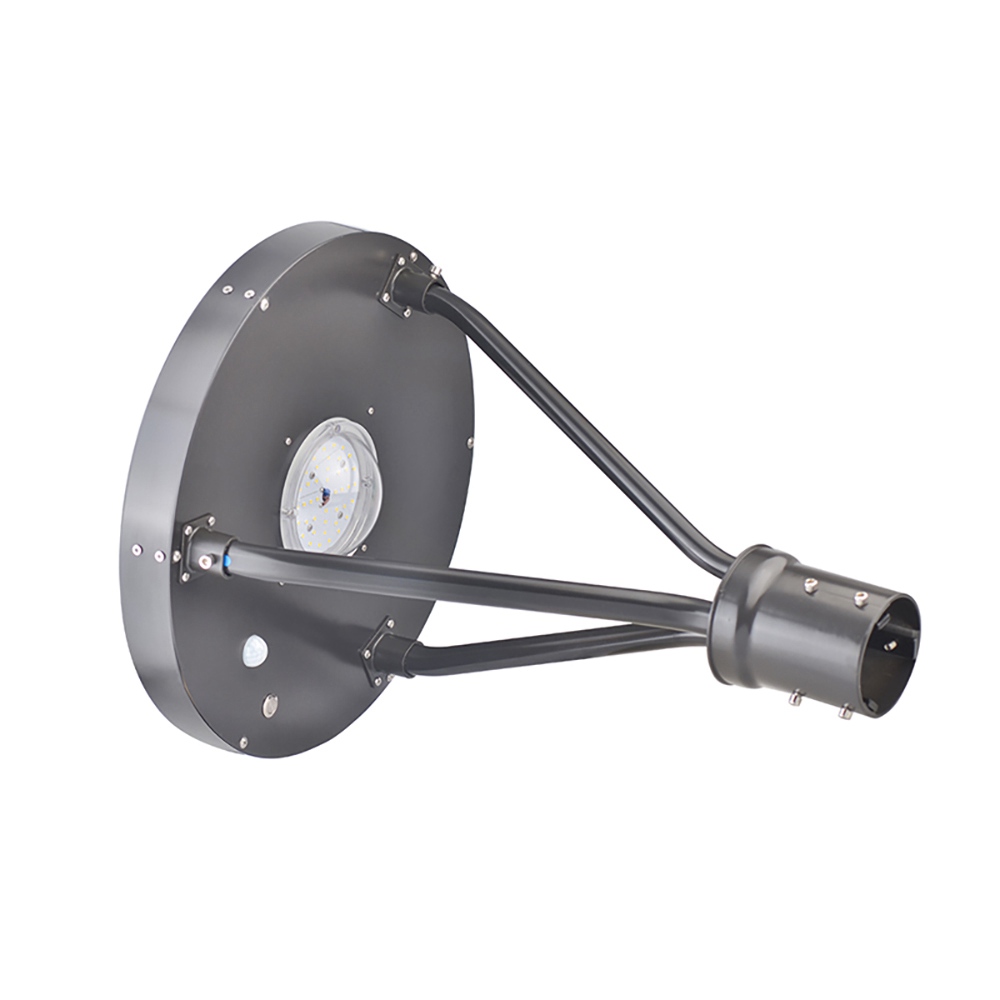 Solar LED Post Top 25W IP65 5000K 3,000Lm with Black Finish – Eco Glxy