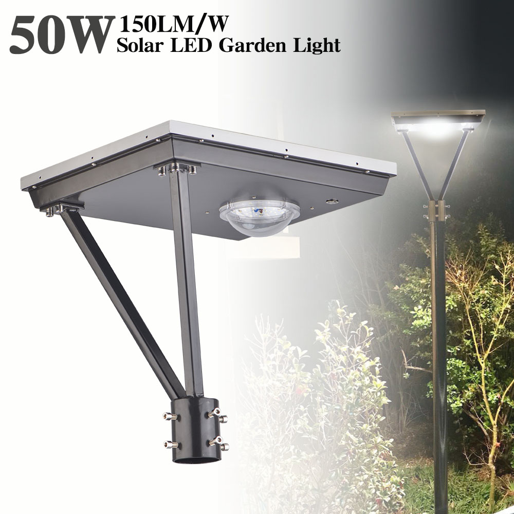 50 Watt Solar Powered Landscape Lighting 5000K 7,500LM – Eco Glxy