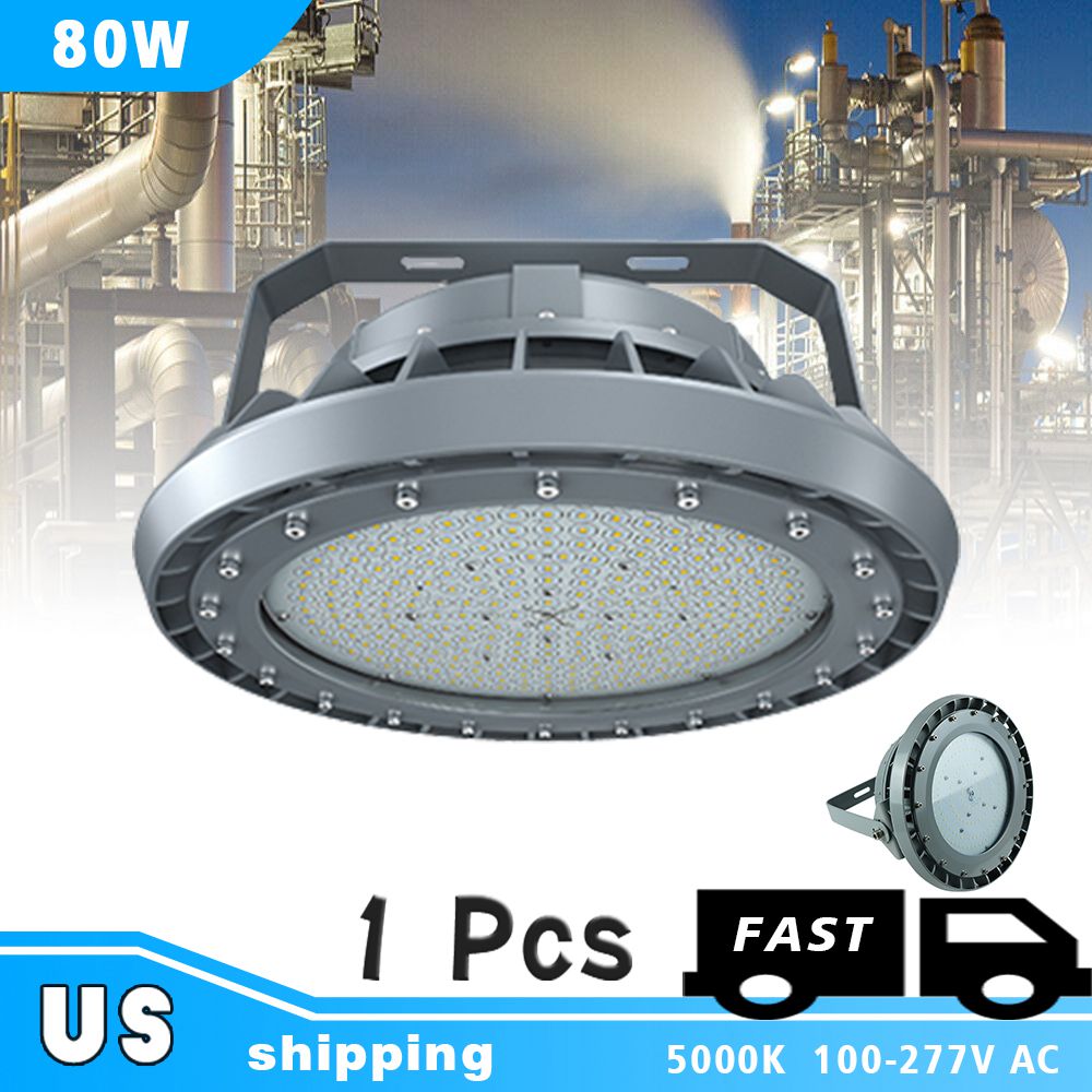 Explosion Proof Lights For Confined Space 80W 5000K 11,200LM with AC100 ...