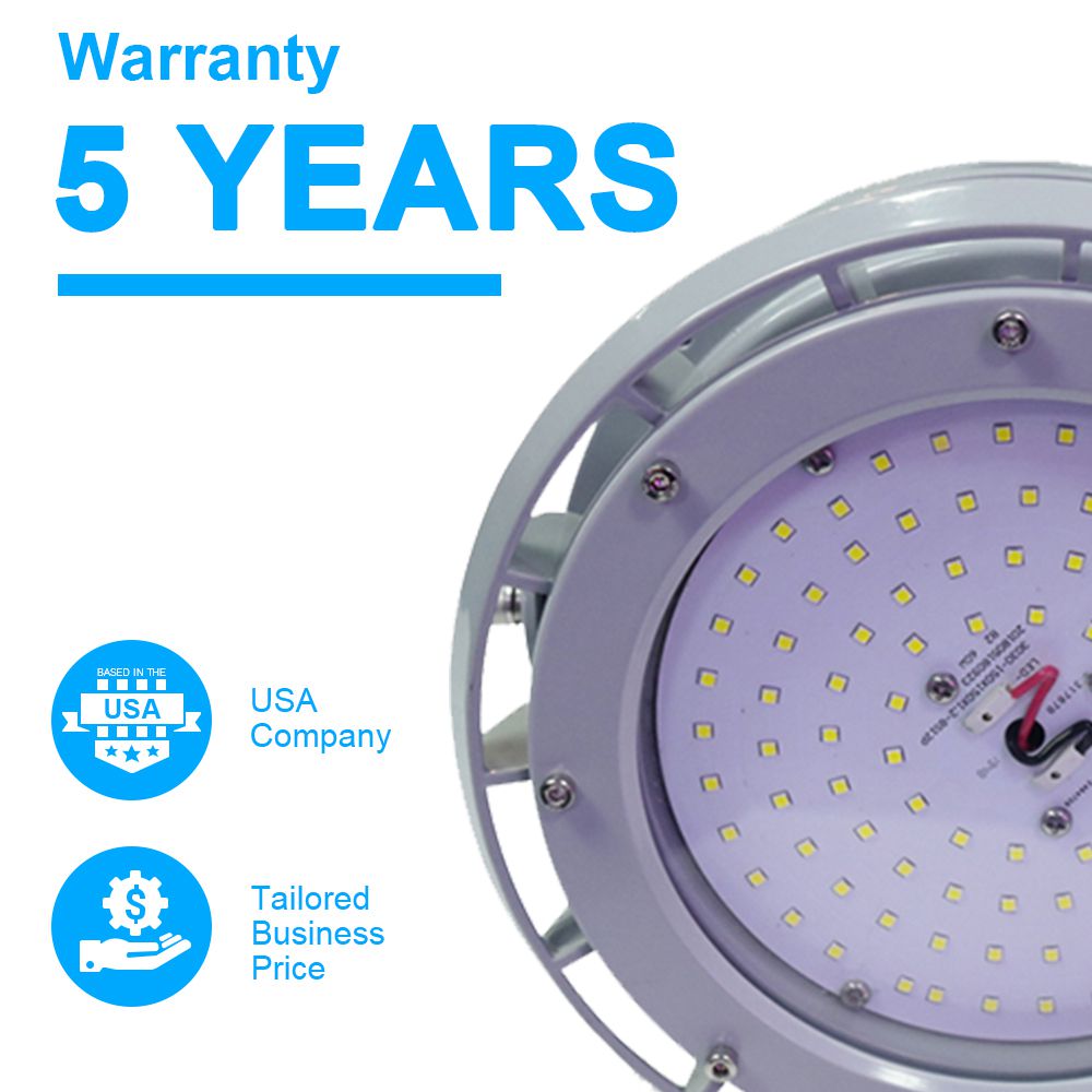 High Bay Explosion Proof LED Light 60W 5000K 8,400Lm with ETL UL Listed ...